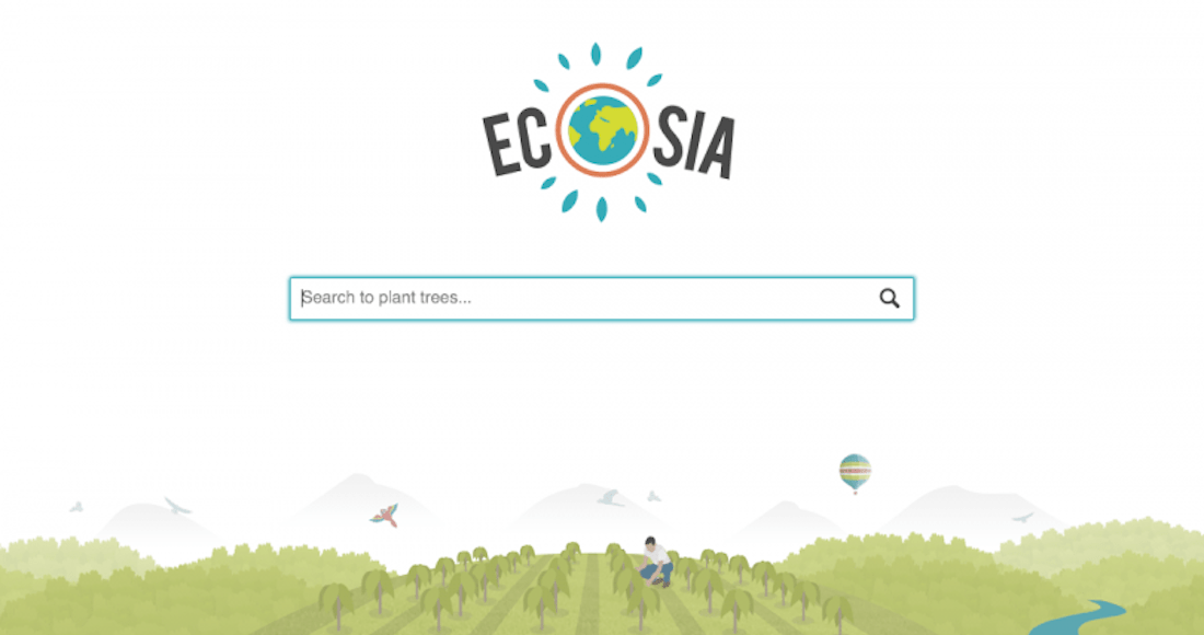 Ecosia El Buscador Ecológico Que Planta árboles Por Cada Click Que