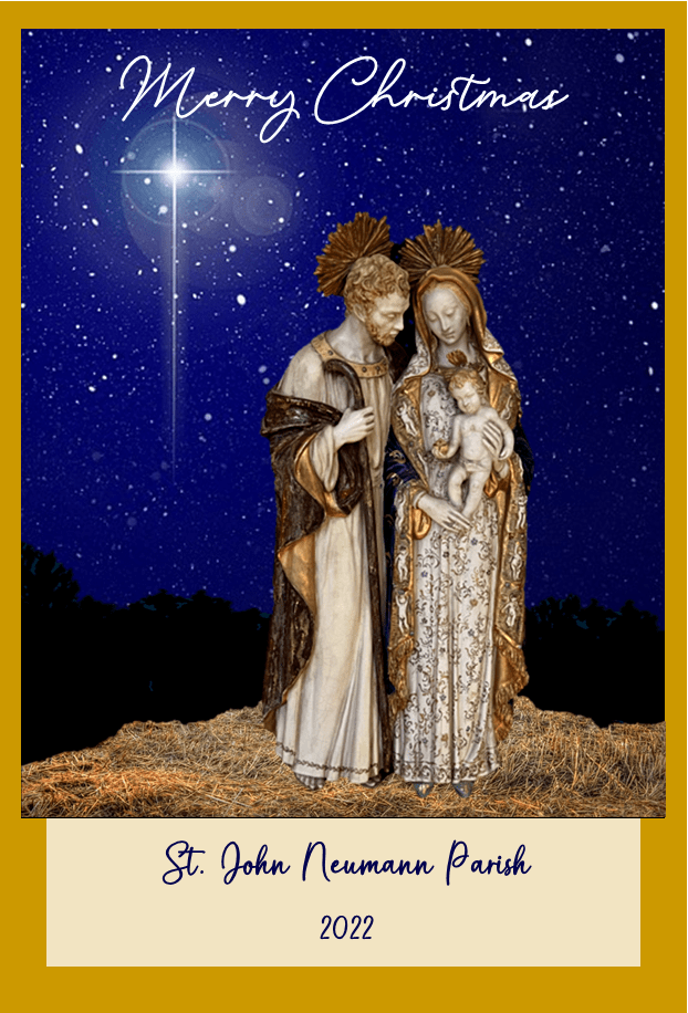 Christmas Card 2022 Cover St John Neumann Parish Bryn Mawr Pa