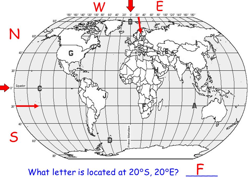 Label The Latitude And Longitude Answer Key 3 1 Points And