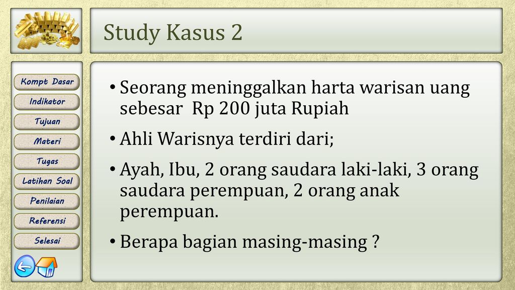 Contoh Soal Ahli Waris Sinau