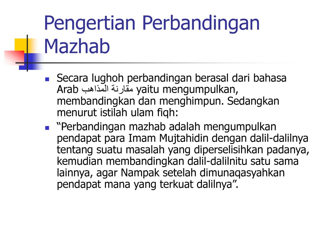 Pengertian Mazhab Studyhelp