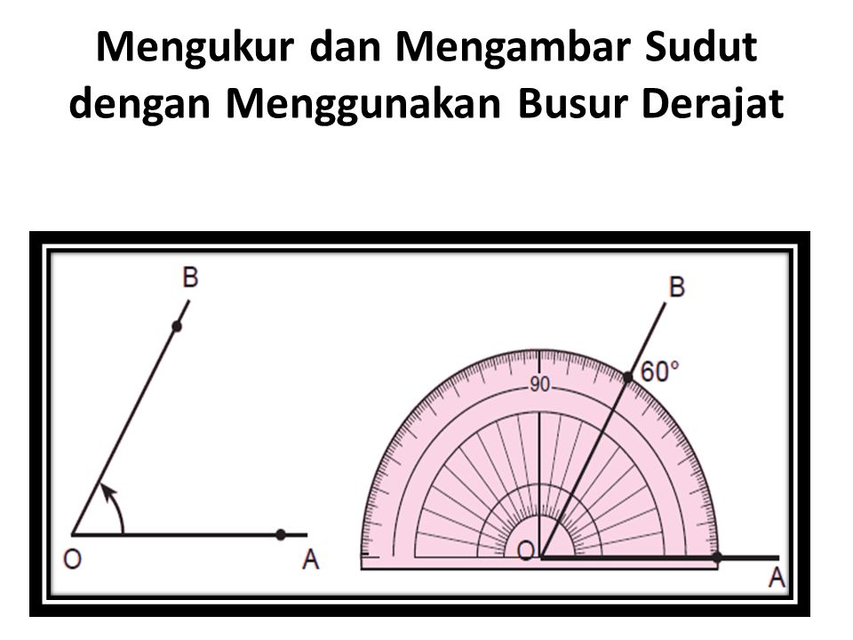 Cara Menghitung Sudut Dengan Busur Pengukuran Sudut Trigonometri Nusa