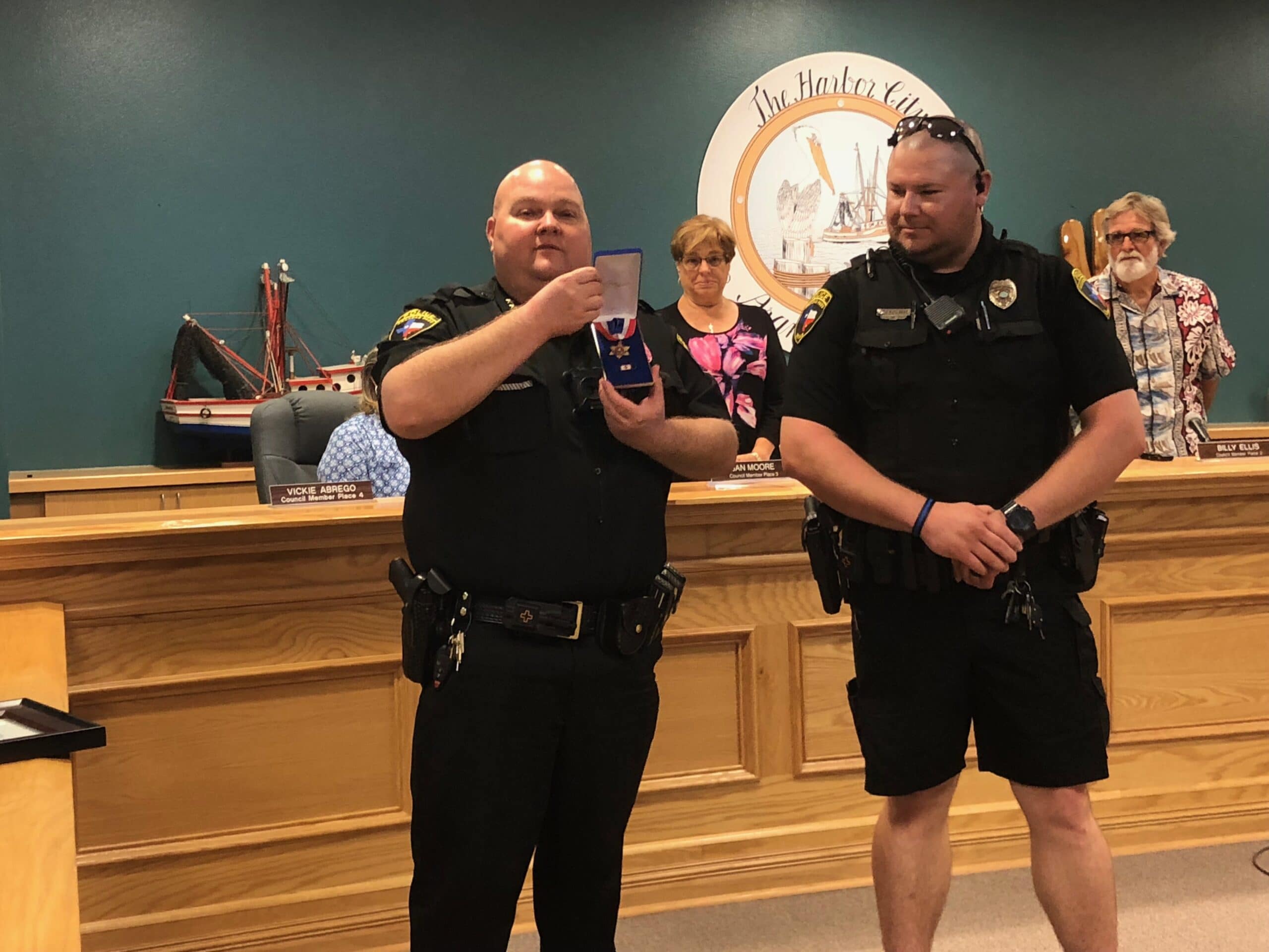 Lifesaver Recognized And Awarded Aransas Pass Police Department