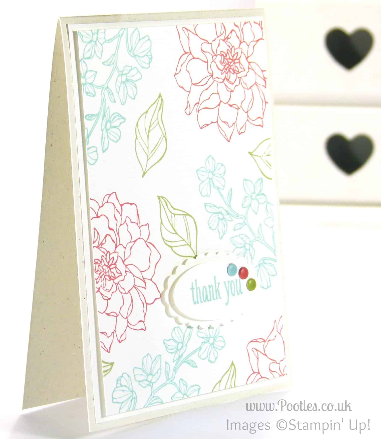 Peaceful Petals A Subtles Card Stampin Up Uk 1 Demonstrator Sam