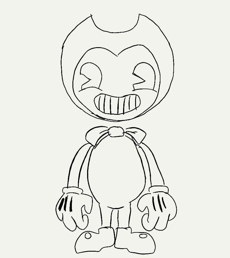 Bendy Divertido Para Colorear Imprimir E Dibujar Coloringonly The