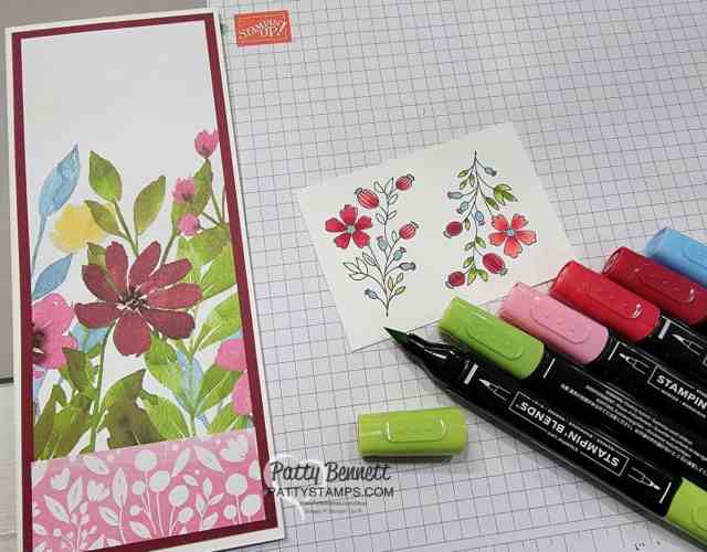 Simple Slimline Card You Can Make Quickly Patty Stamps