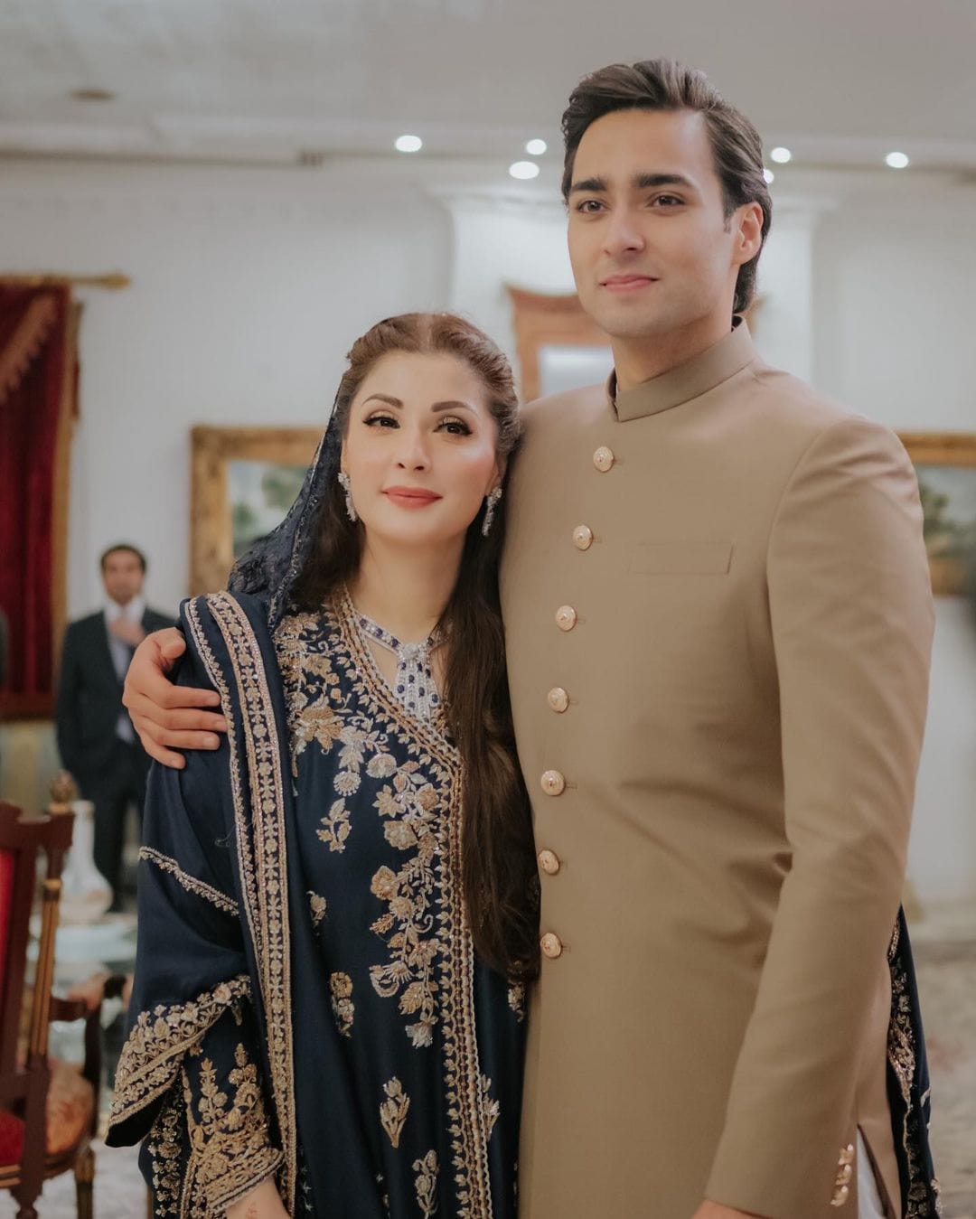 Maryam Nawaz Pictures In Her Son Junaid Safdar Wedding