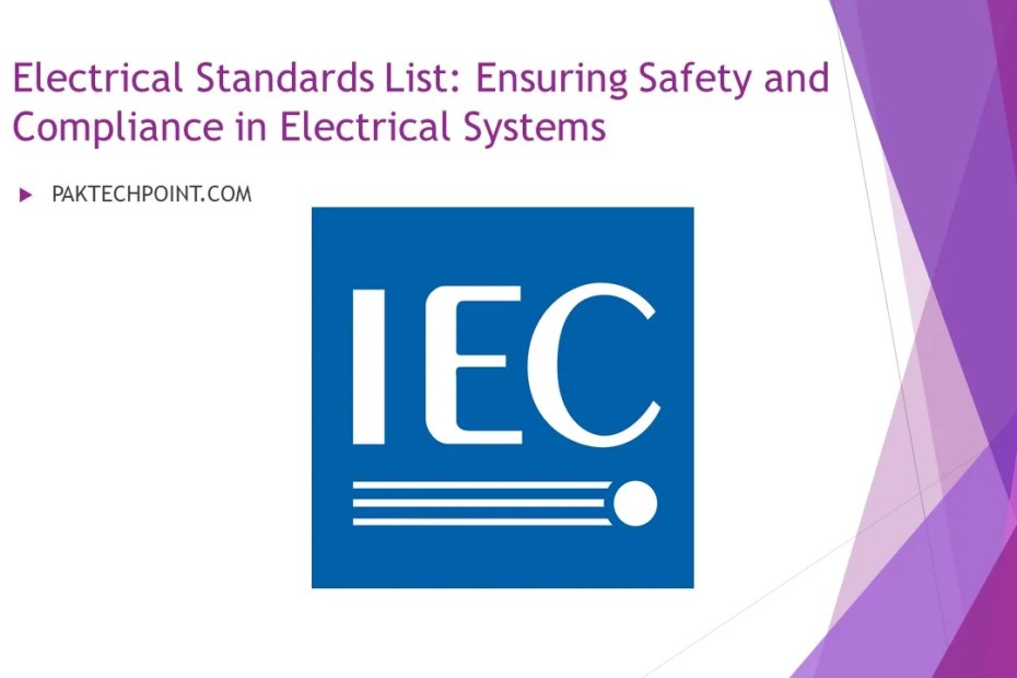 Electrical Engineering Codes And Standards Archives Paktechpoint