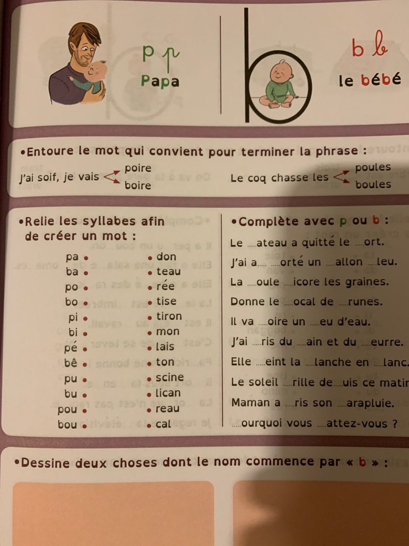 Un Cahier Dexercices Pour Aider Les Enfants à Lire Et écrire Dyslexie