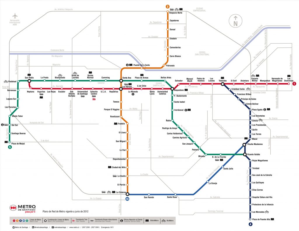 Todas As Informações Para Andar De Metrô Em Santiago