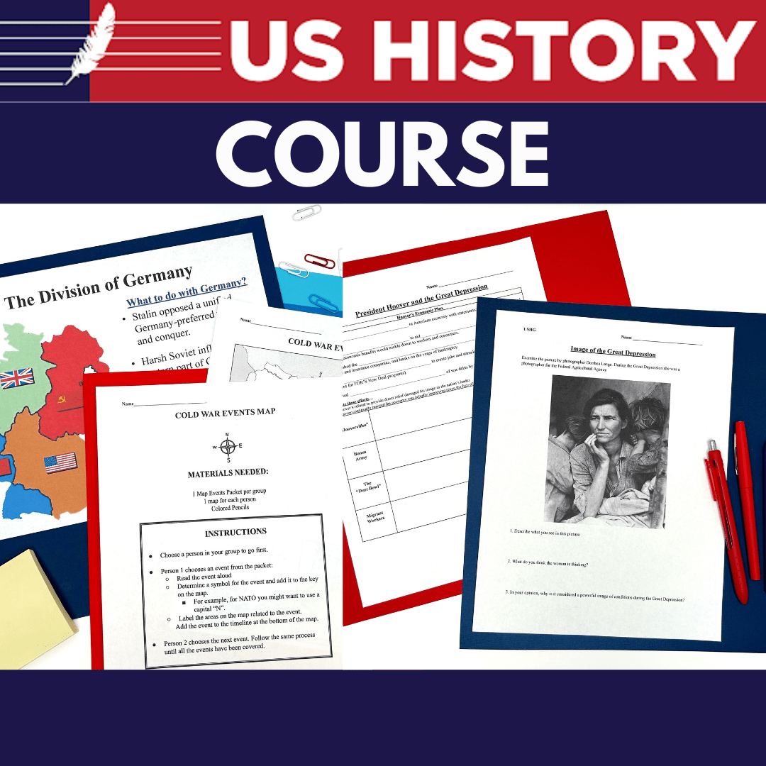 United States History Course Passion For Social Studies