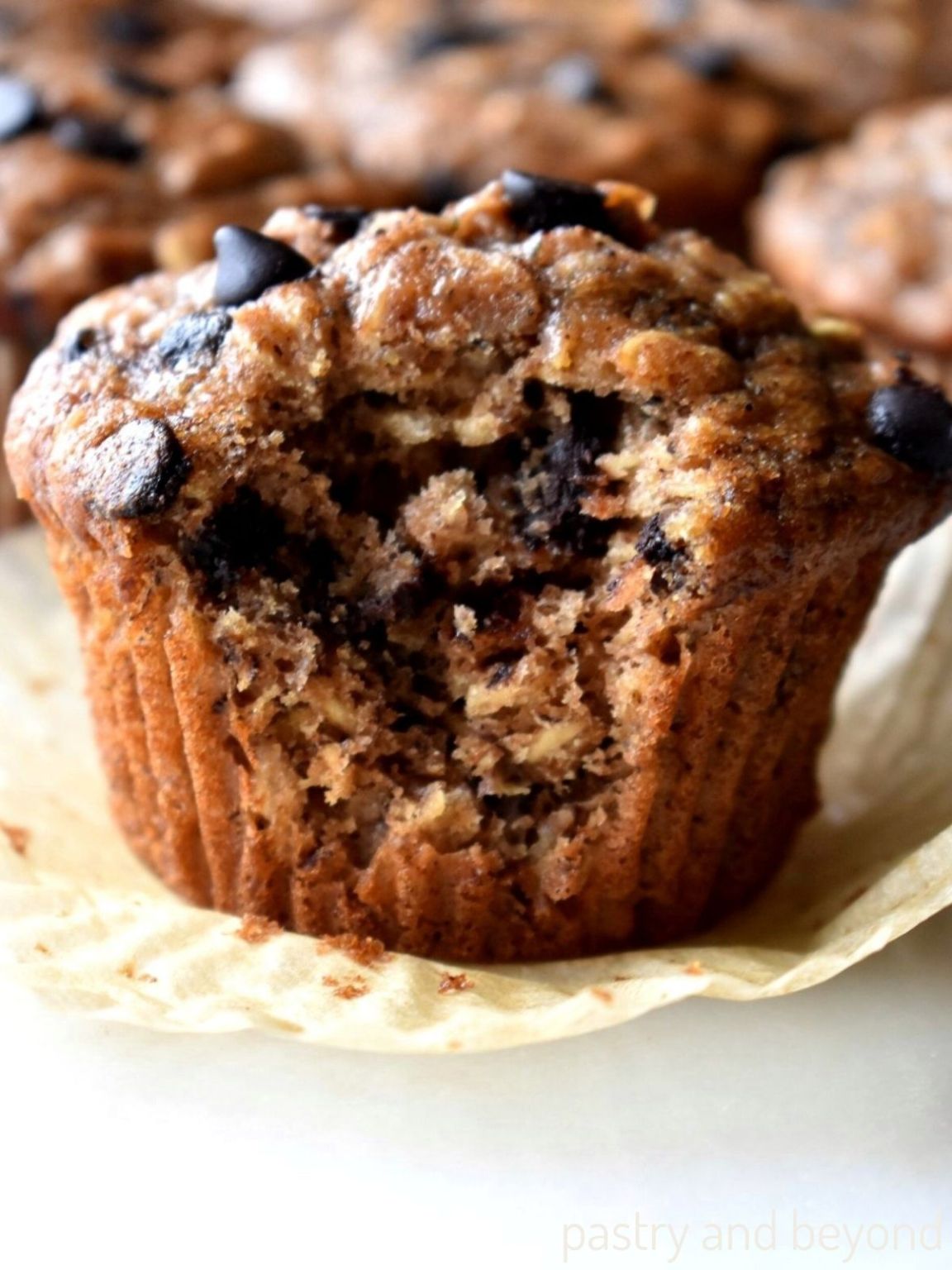 Banana Oatmeal Chocolate Chip Muffins Pastry And Beyond