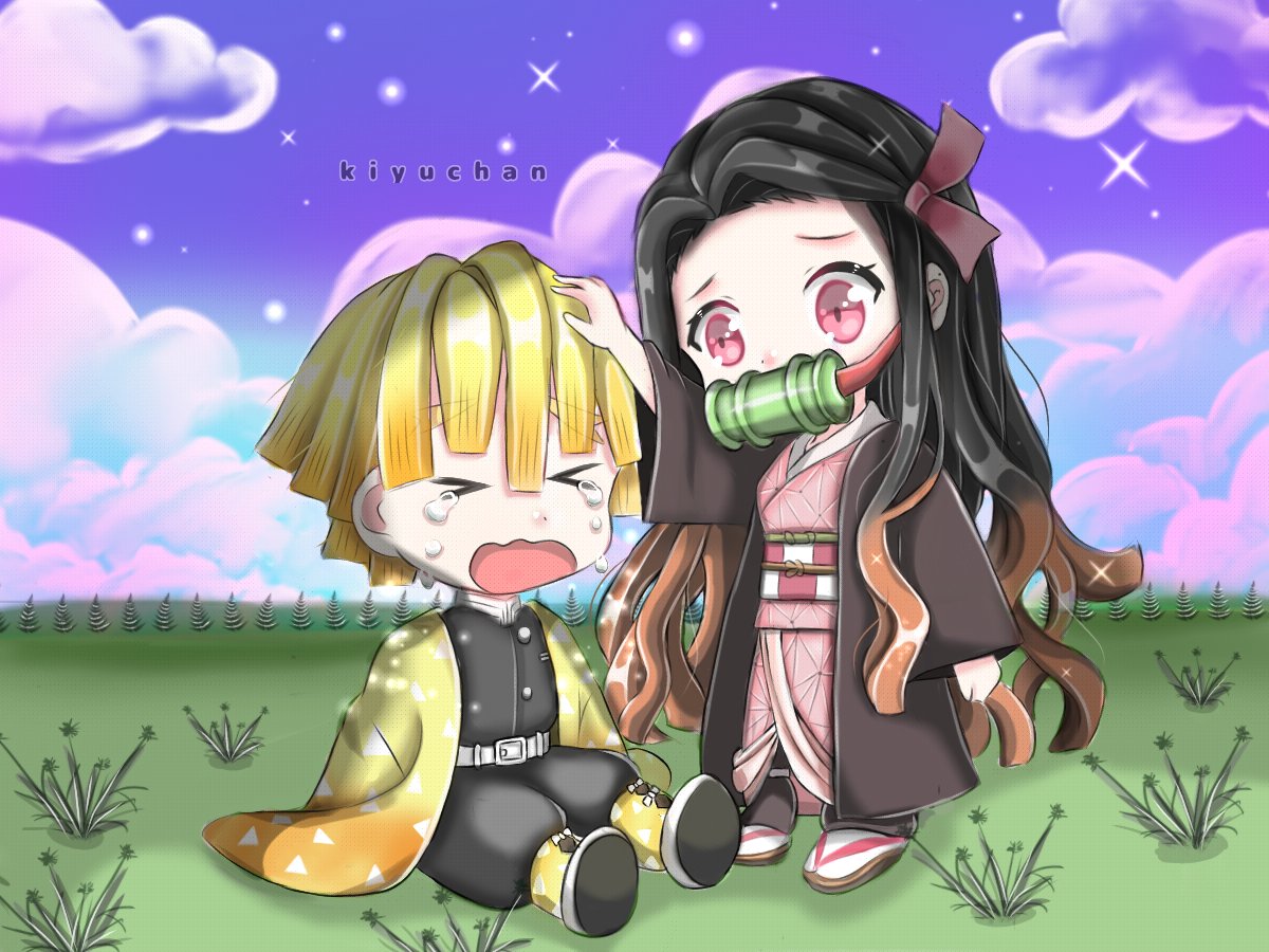 View 24 Zenitsu And Nezuko Fanart Cute