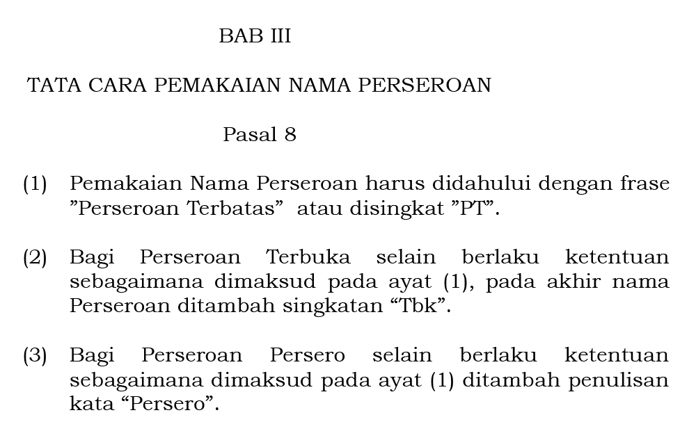 Yuk Simak 6 Penulisan Nama Singkatan Yang Benar Terlengkap Catatan