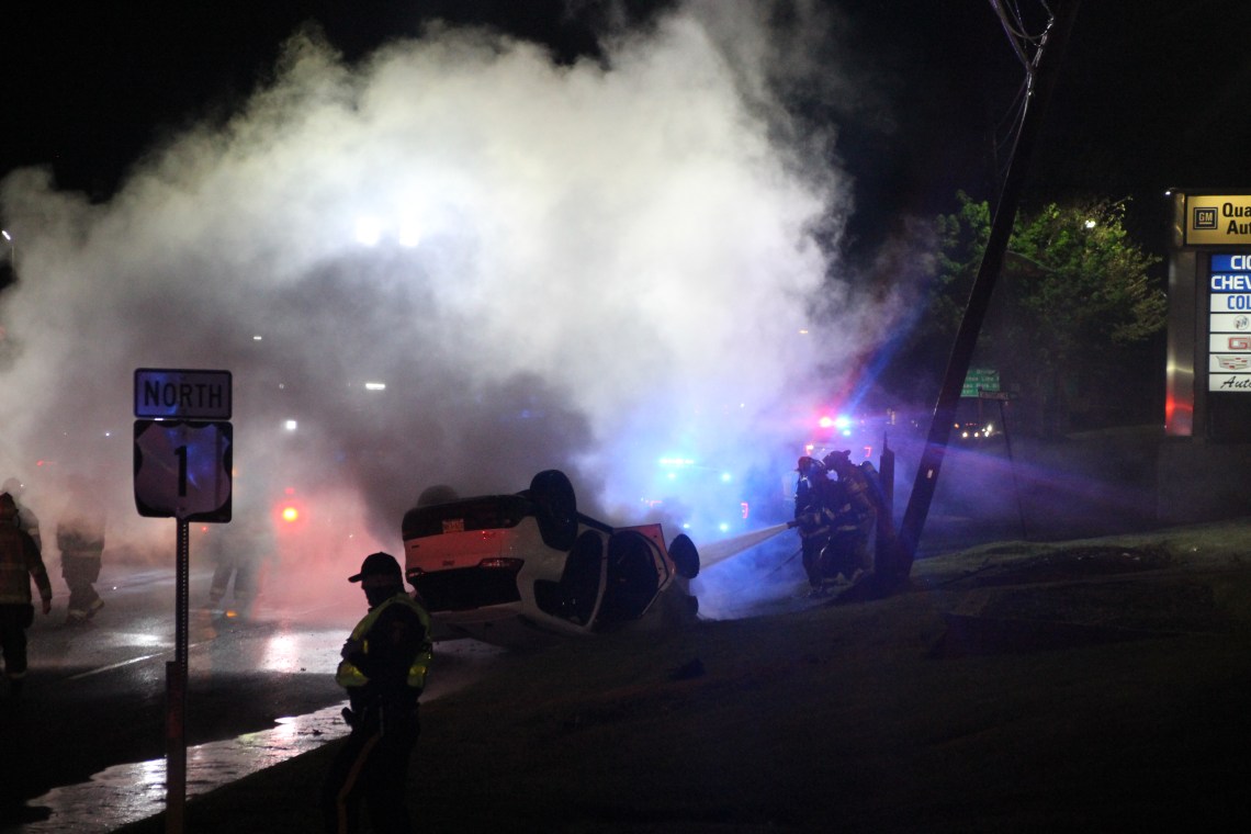 Jeep Catches Fire After Crash In Lawrence Petersons Breaking News Of