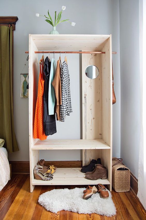 ¡30 Ideas De Closets Que Puedes Hacer Tu Mismo Con Madera Reciclada