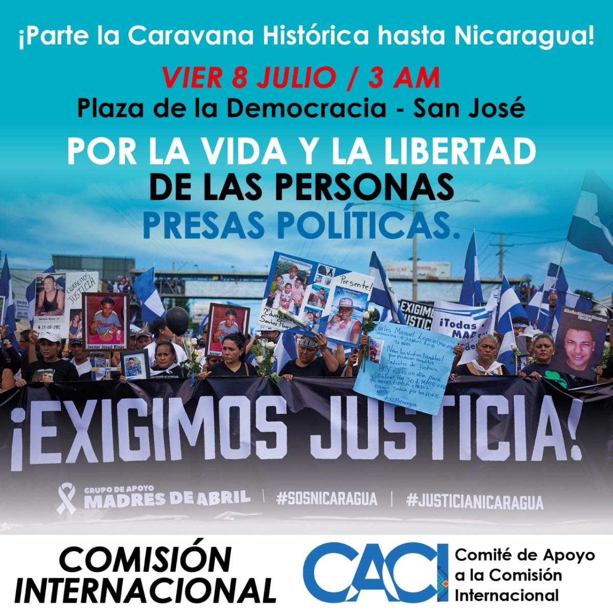 Comisión Internacional Está Lista Para Caravana Histórica Por Libertad