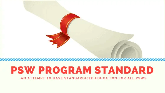 Psw Program Standard Personal Support Worker Hq