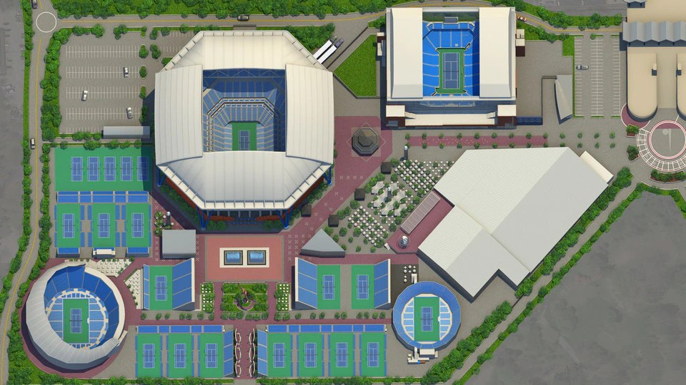 Us Open Tennis Courts Map Grounds Map Official Site Of The 2022 Us