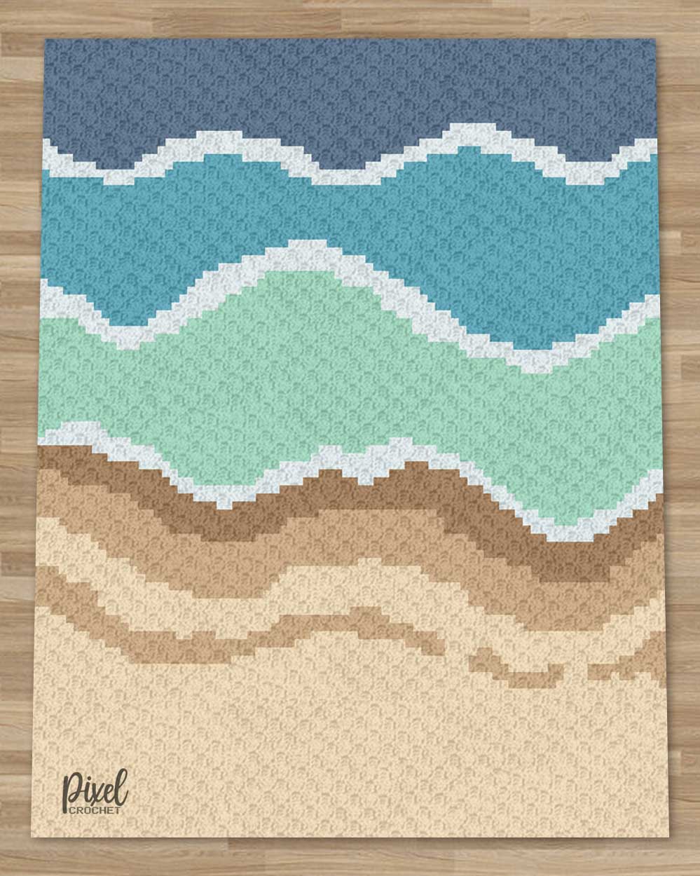 C2c Ocean Waves Crochet Pattern Pixel Crochet