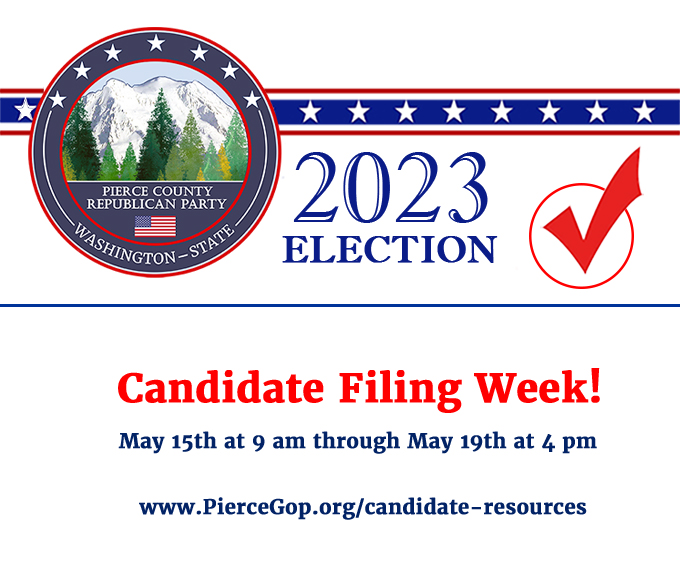 Candidatefilingweek2021 Pierce County Republican Party