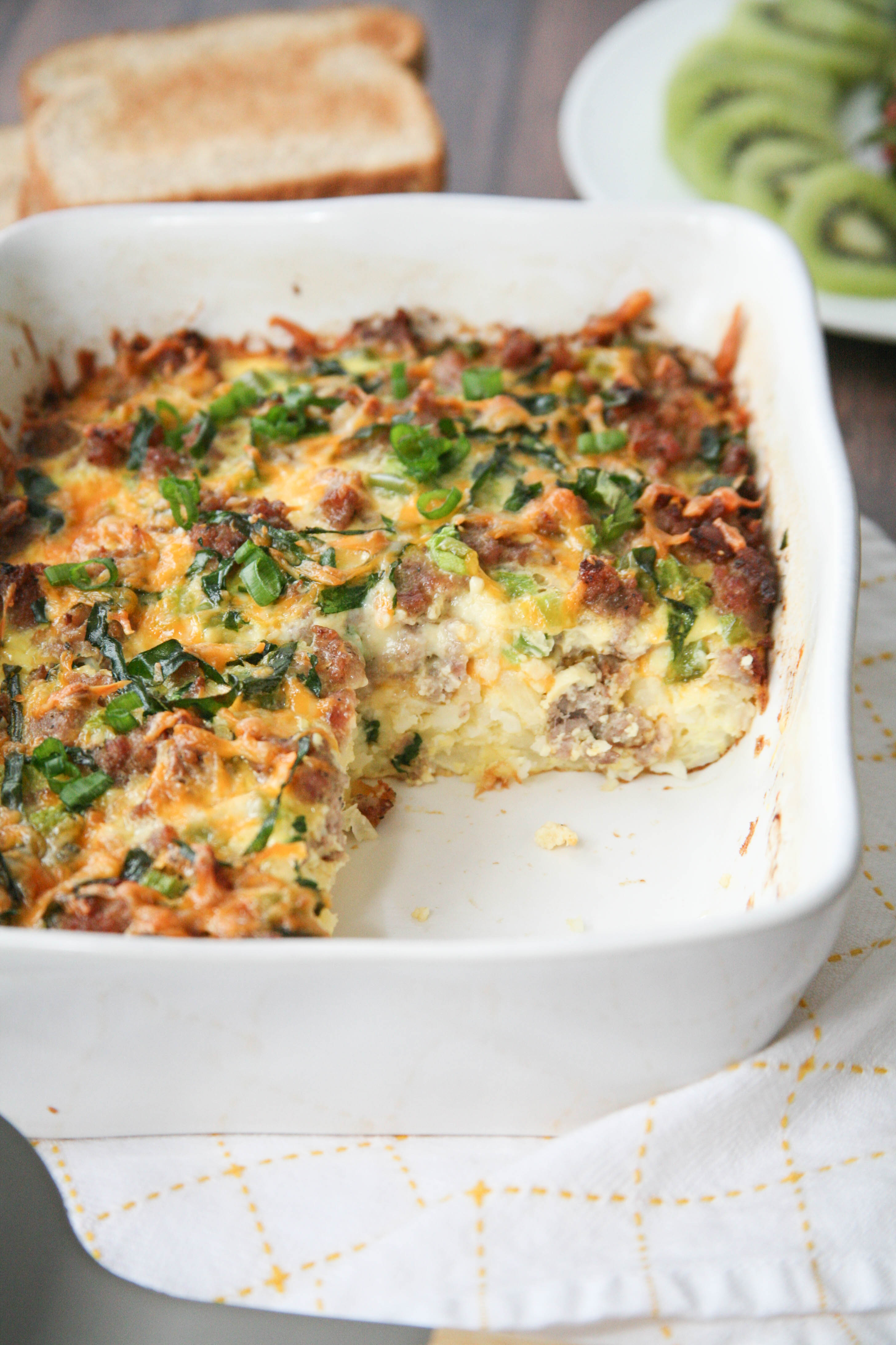 Sausage And Potato Egg Casserole Pinch Of Parsley