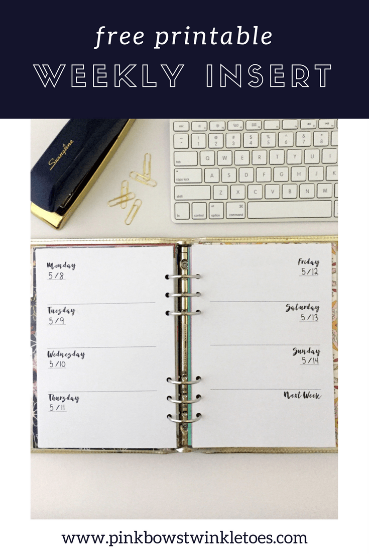 Calendars And Planners Horizontal Planner Us Letter6x9a4 A5