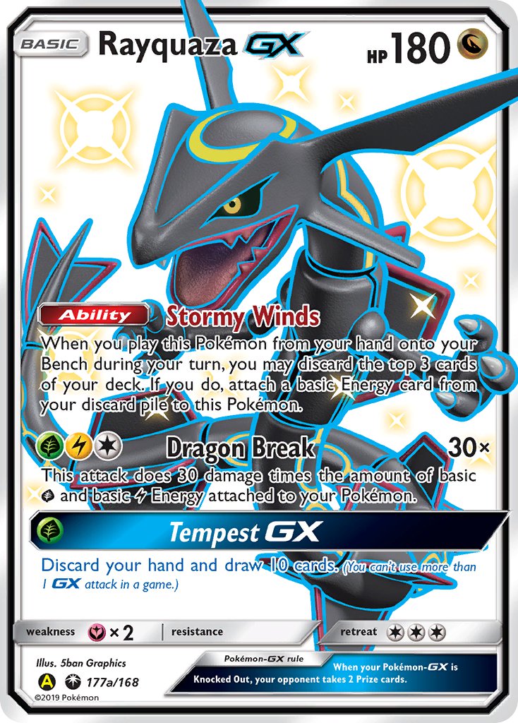 Rayquaza Gx · Celestial Storm Ces 177a ‹ Pkmncards