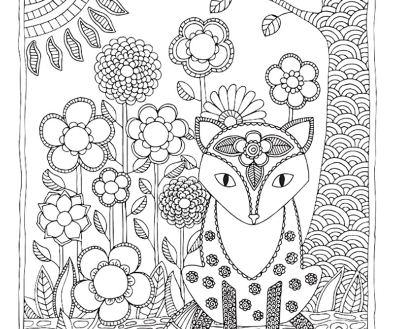 Coloriages Pour Adultes Renard Imprimable Gratuit Pdf