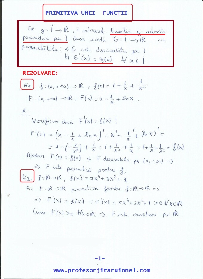 Tabel Cu Formule Gimnaziu