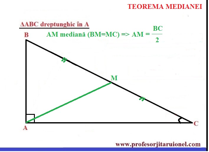 Teorema Medianei Reciproca Teoremei Medianei Jitaruionelblog