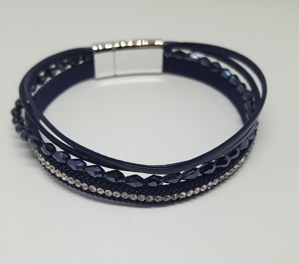 Blauwe Armband Met Kraaltjes Purdies Sieraden And Tassen