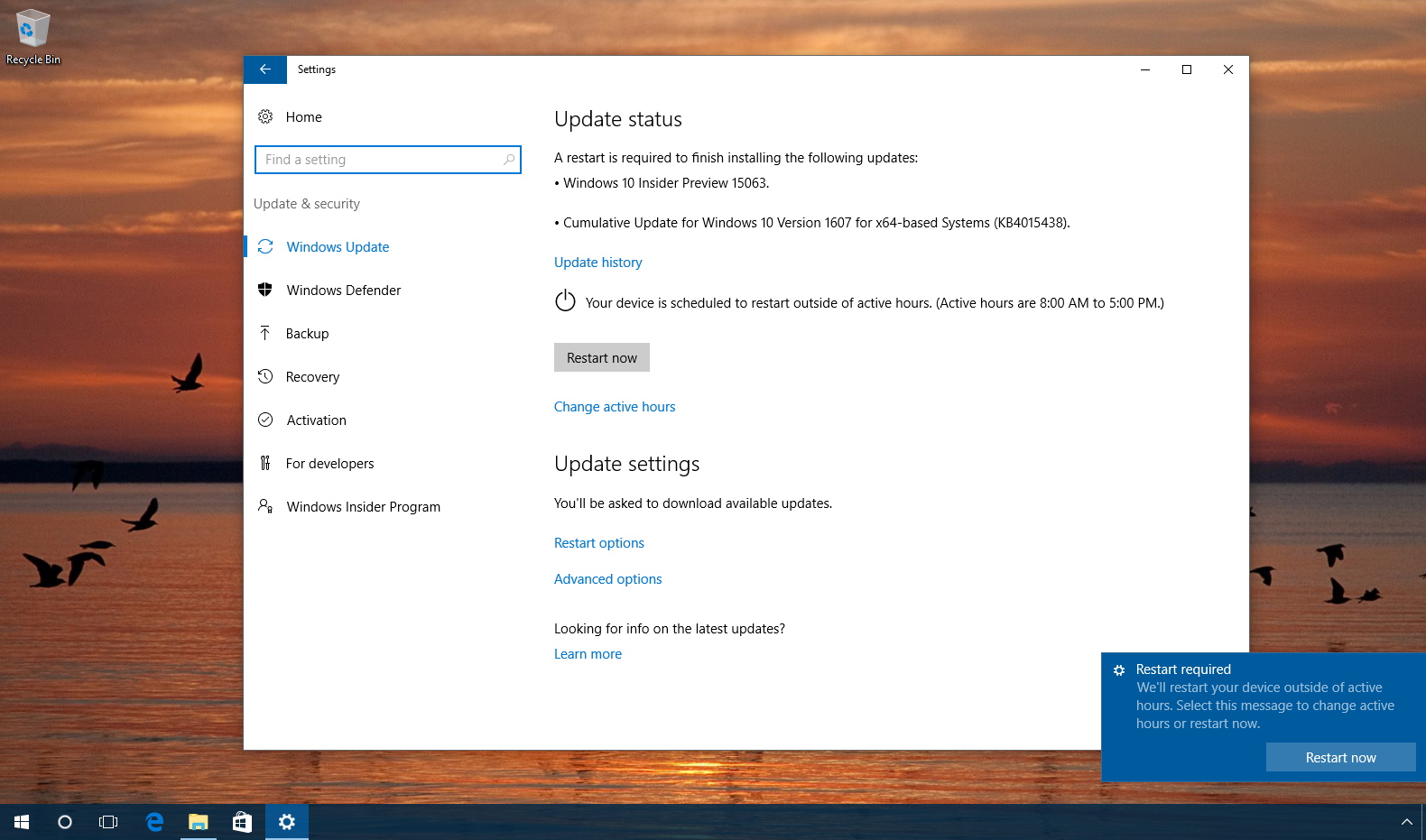 Windows 10 创意者更新现已在发布预览环中提供