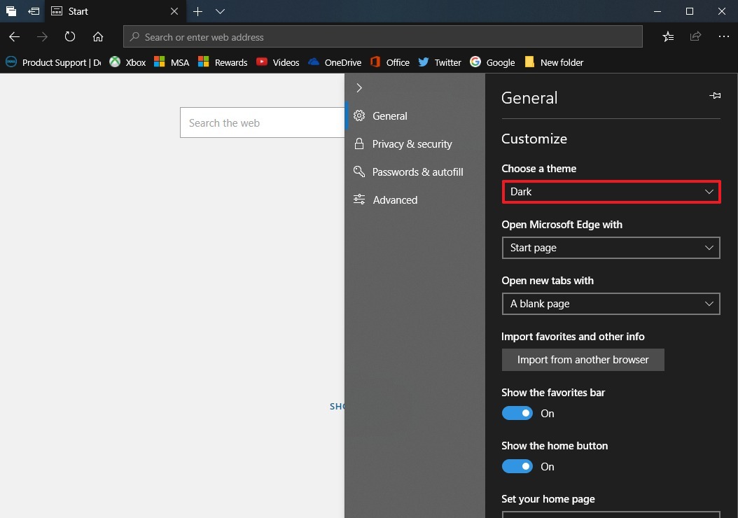 How To Enable Microsoft Edge Dark Theme On Windows 10 Pureinfotech