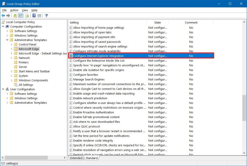 How To Enable Ie Mode On Microsoft Edge Pureinfotech