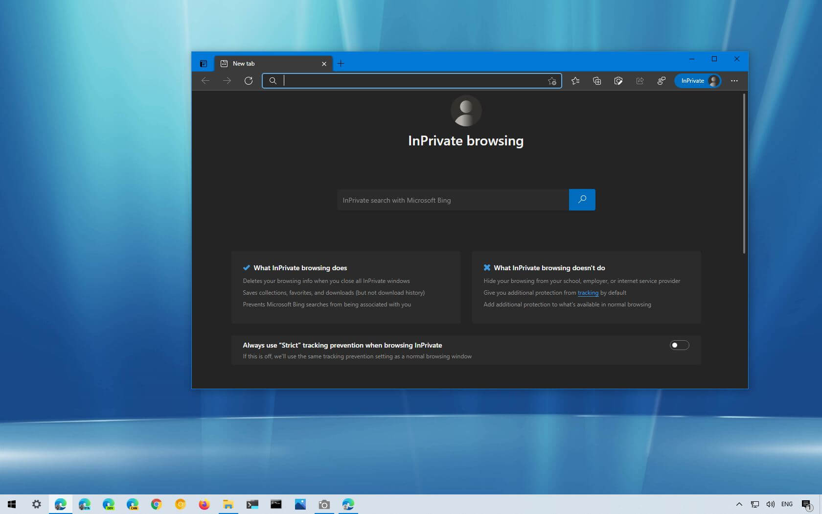 How To Always Open Microsoft Edge Inprivate Mode On Windows 10