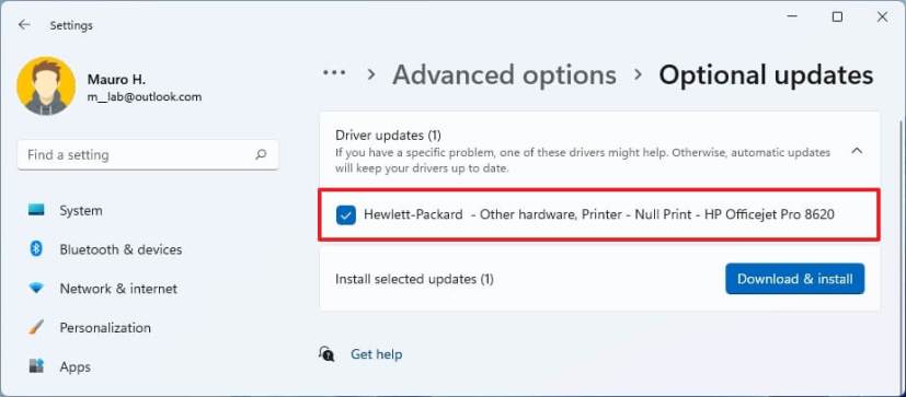 How To Install Drivers And Optional Updates On Windows 11 Pureinfotech