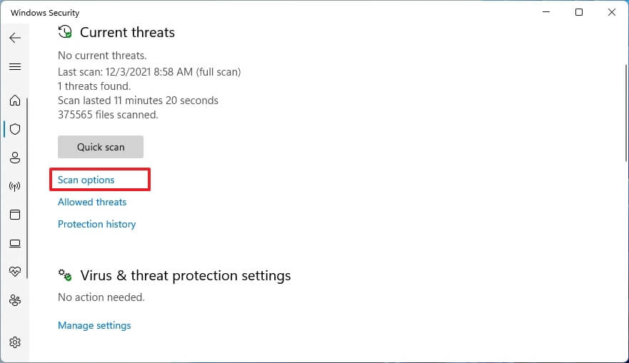 How To Run Microsoft Defender Full Virus Scan On Windows 11 Pureinfotech