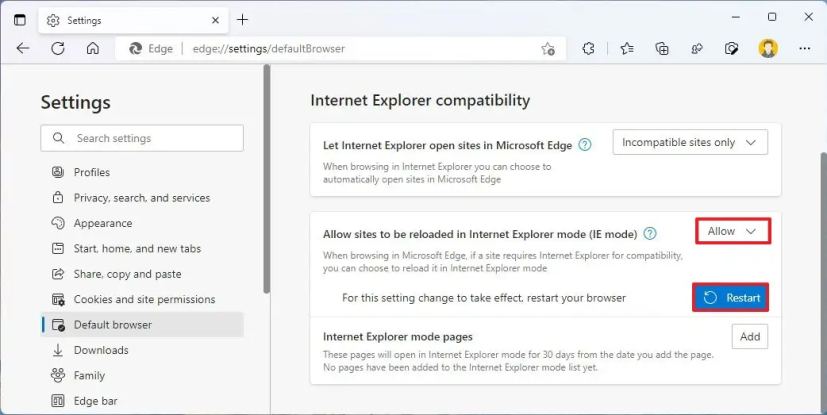 How To Enable Ie Mode On Microsoft Edge Pureinfotech