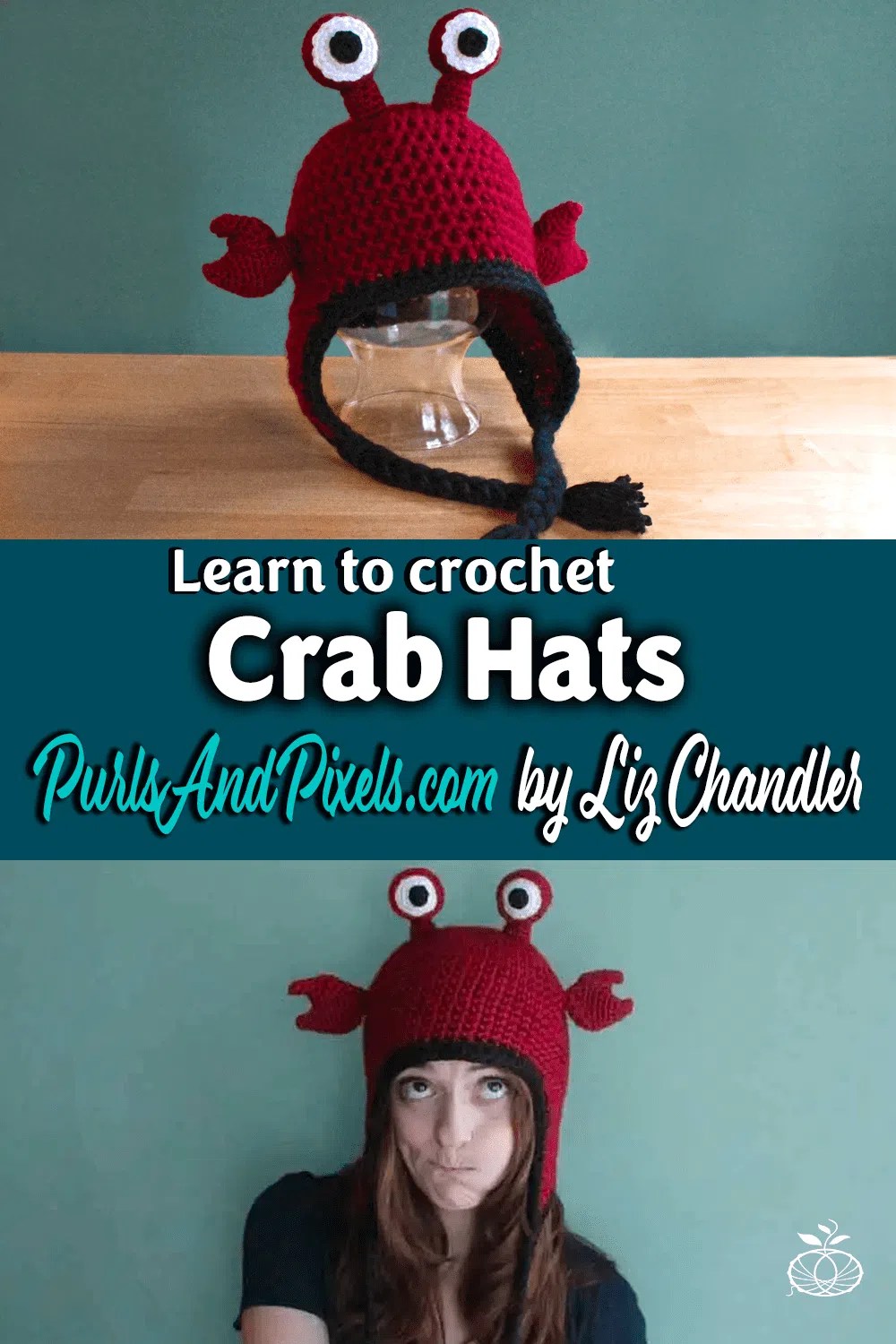 Crochet Pattern Hermit Crab Hat Purlsandpixels