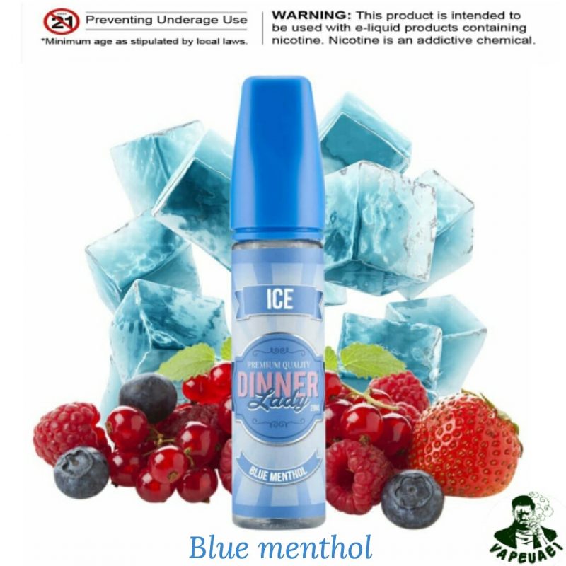 New Blue Menthol By Dinner Lady 60ml Royal Vape Dubai