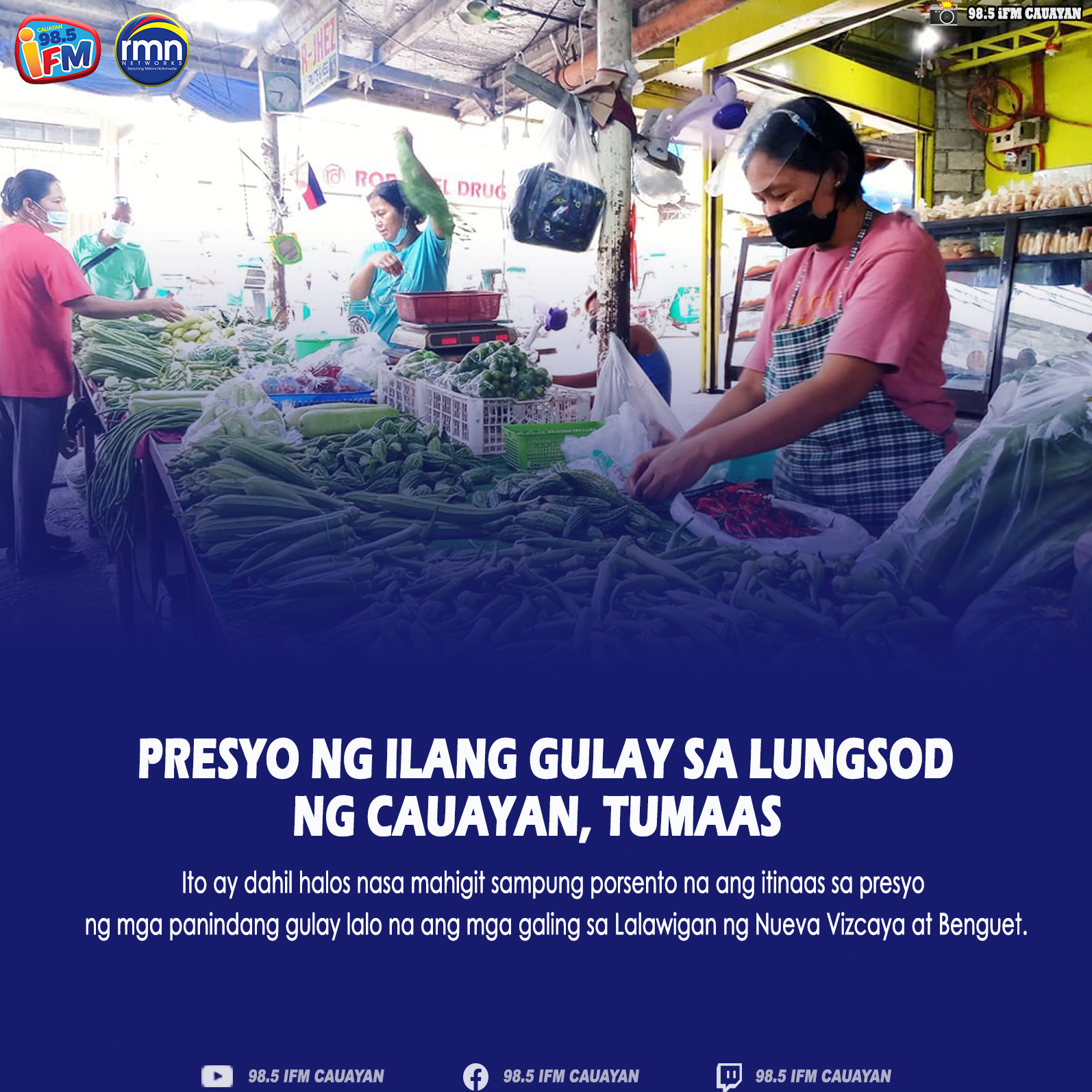 Presyo Ng Ilang Gulay Sa Lungsod Ng Cauayan Tumaas Rmn Networks