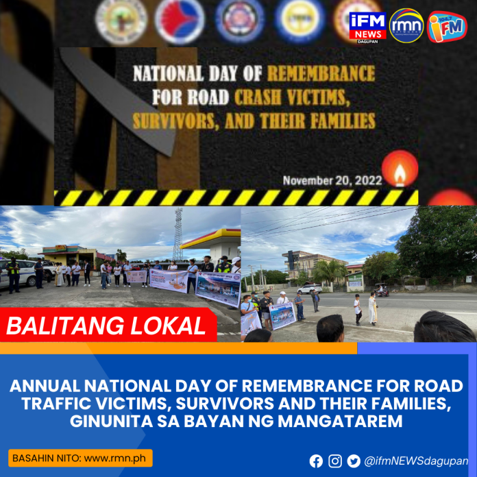 Annual National Day Of Remembrance For Road Traffic Victims Survivors