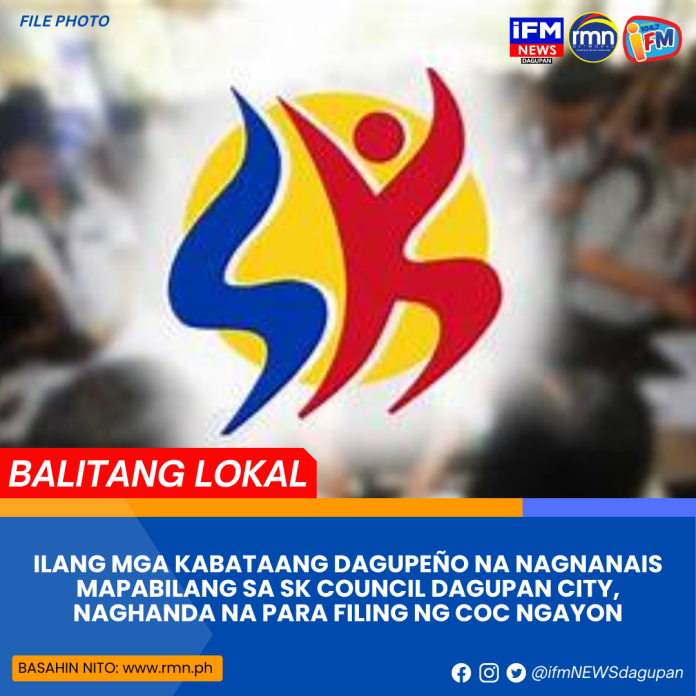 Ilang Mga Kabataang DagupeÑo Na Nagnanais Mapabilang Sa Sk Council