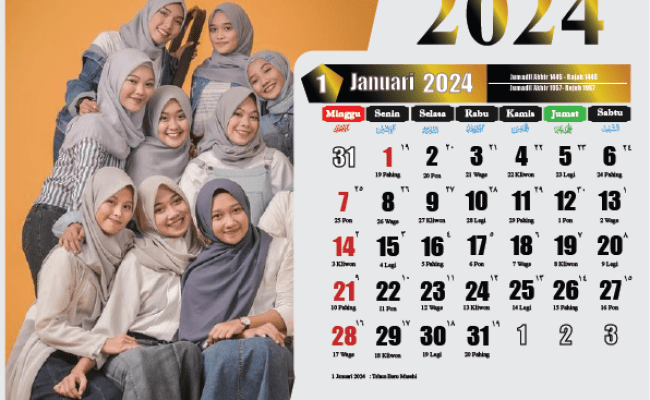 Kalender Masehi Hijriyah Jawa Lengkap Dengan Hari Libur Nasional My