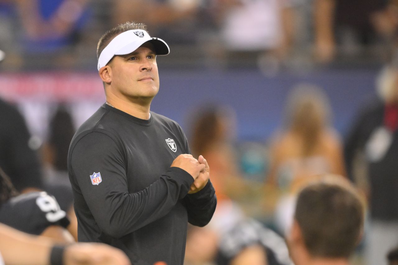 Las Vegas Raiders Hc Josh Mcdaniels On Chargers Team Health