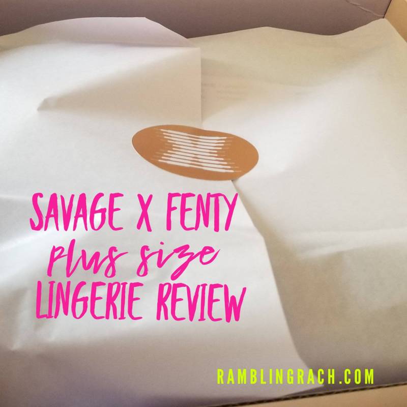 Savage X Fenty Plus Size Lingerie Review Rambling Rach