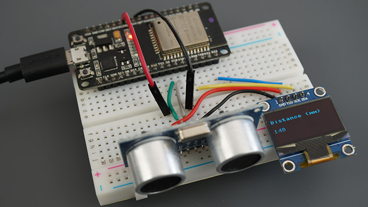 Micropython Esp32 Esp8266 Nodemcu Board Hc Sr04 Ultrasonic Sensor