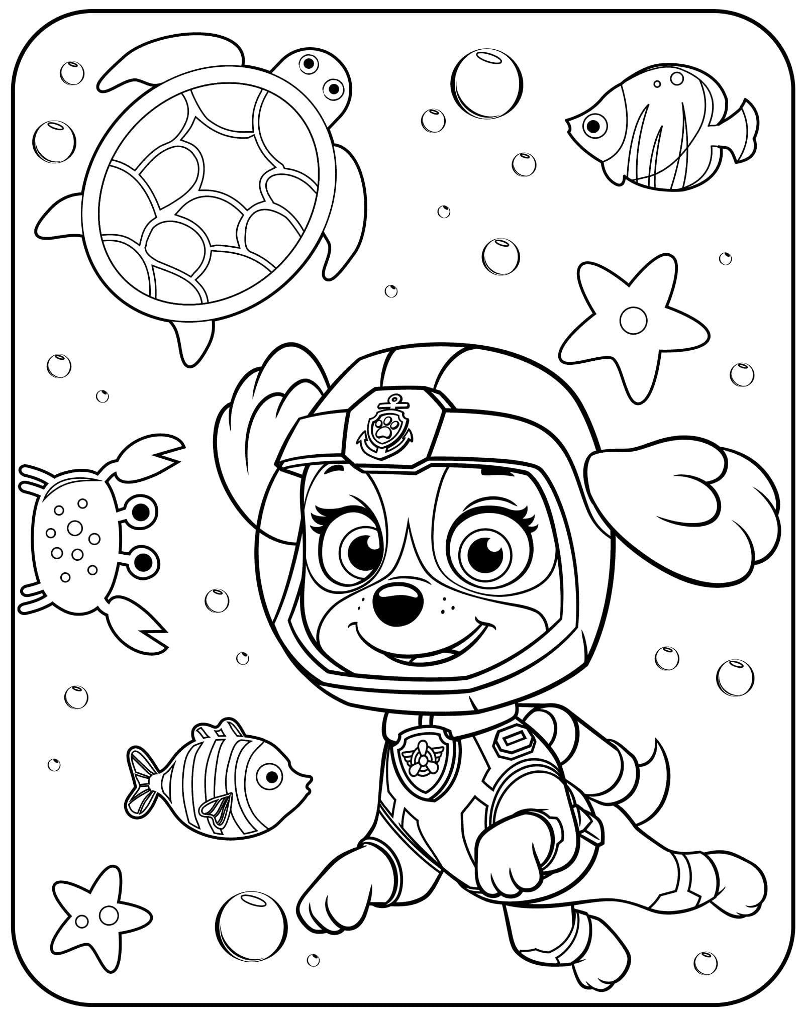 Dibujos Para Colorear De Paw Patrol Patrulla De Cachorros Dibujos