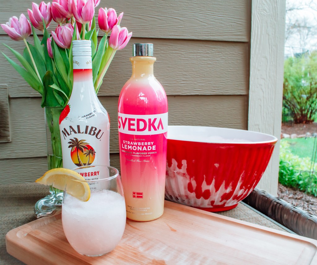 Strawberry Lemonade Vodka Slush Ready Set Host